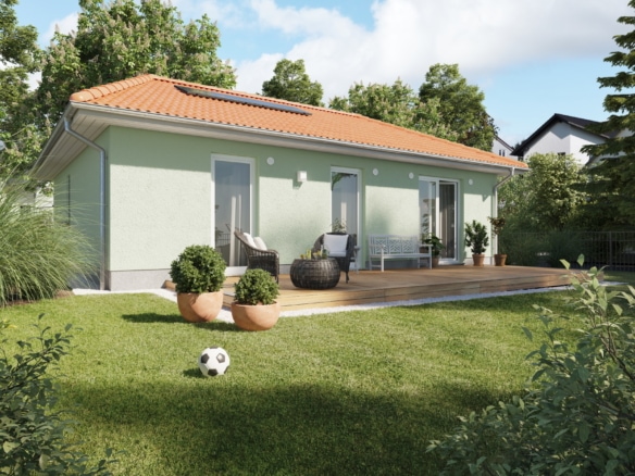 WeberHaus Winkelbungalow mit Walmdach - WeberHaus | HausbauDirekt.de