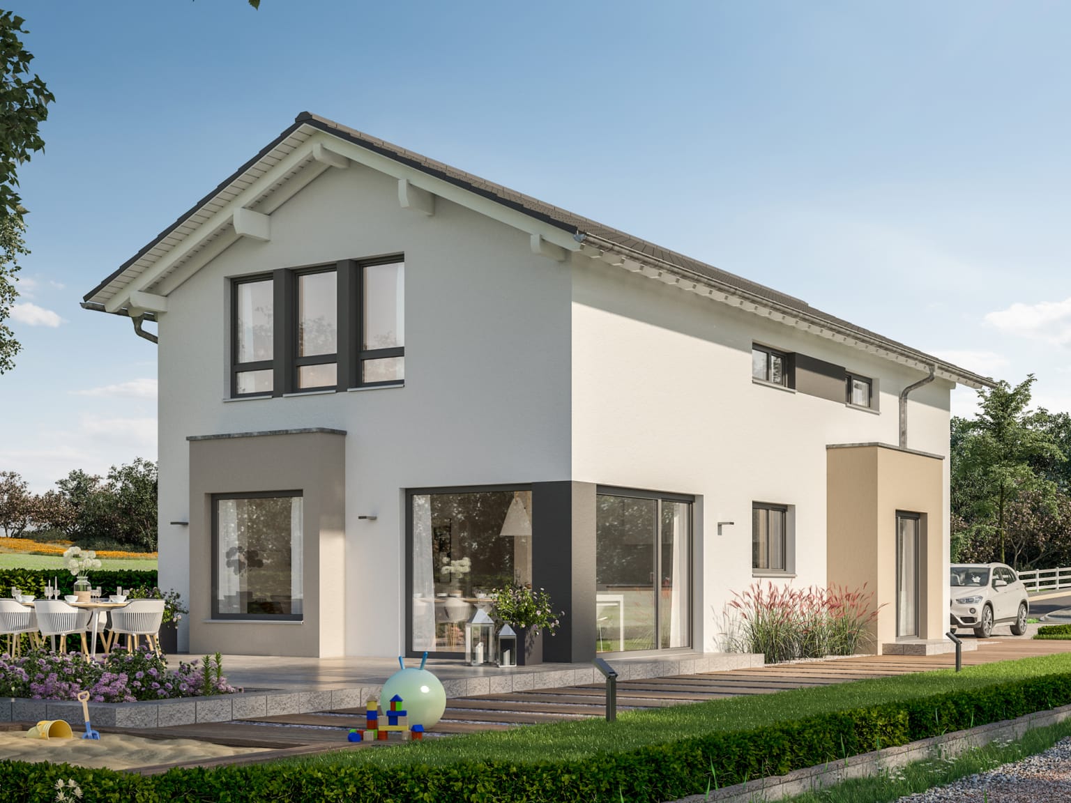 Kleines Einfamilienhaus ELK Haus 115 - ELK Fertighaus | HausbauDirekt.de